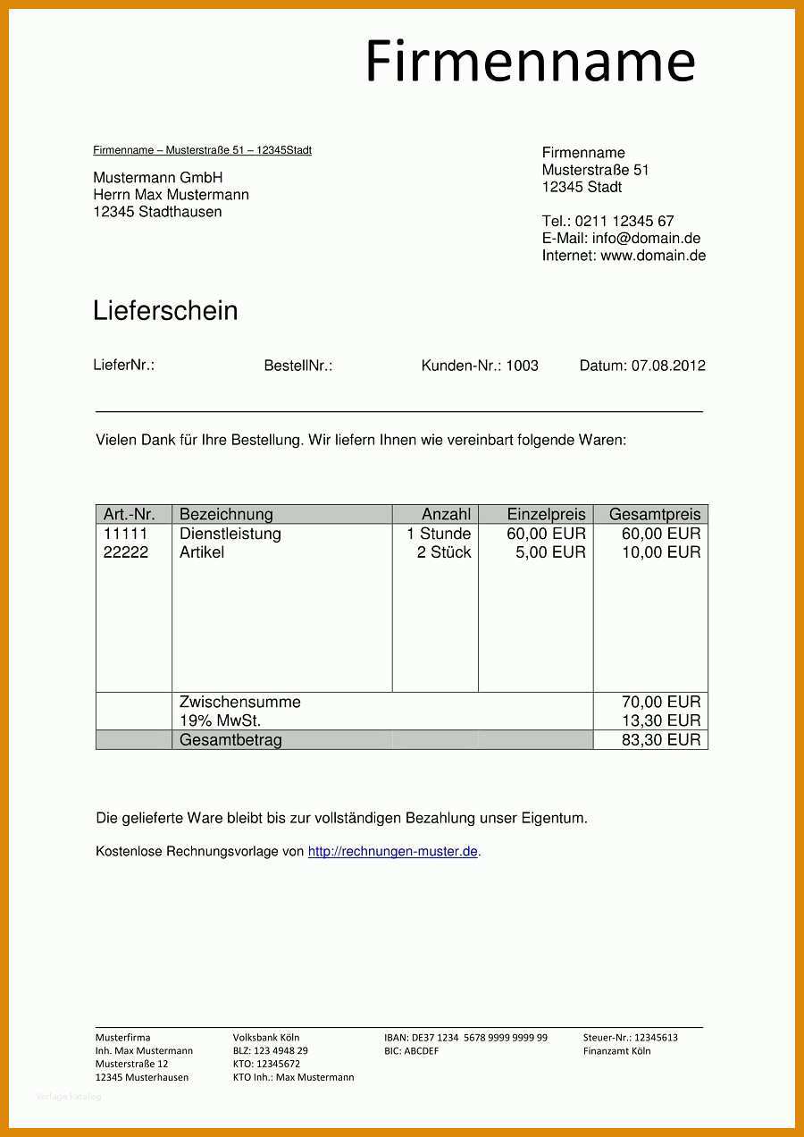 Vorlage Abholschein Spedition: 11 Stile Im Jahr 2019 - Muster ...